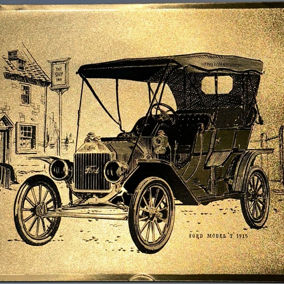 Dufex Print | Art | 915 Ford Model T Gold Vintage Foil Dufex Print ...